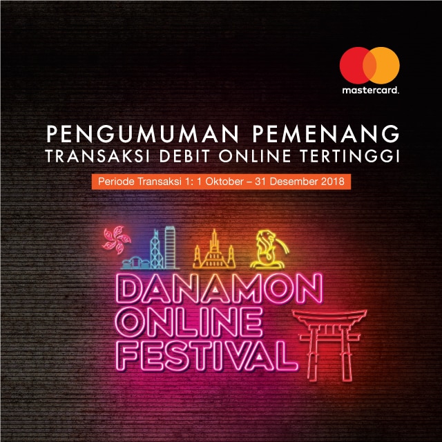 Pengumuman Pemenang Danamon Online Banking Festival 2018