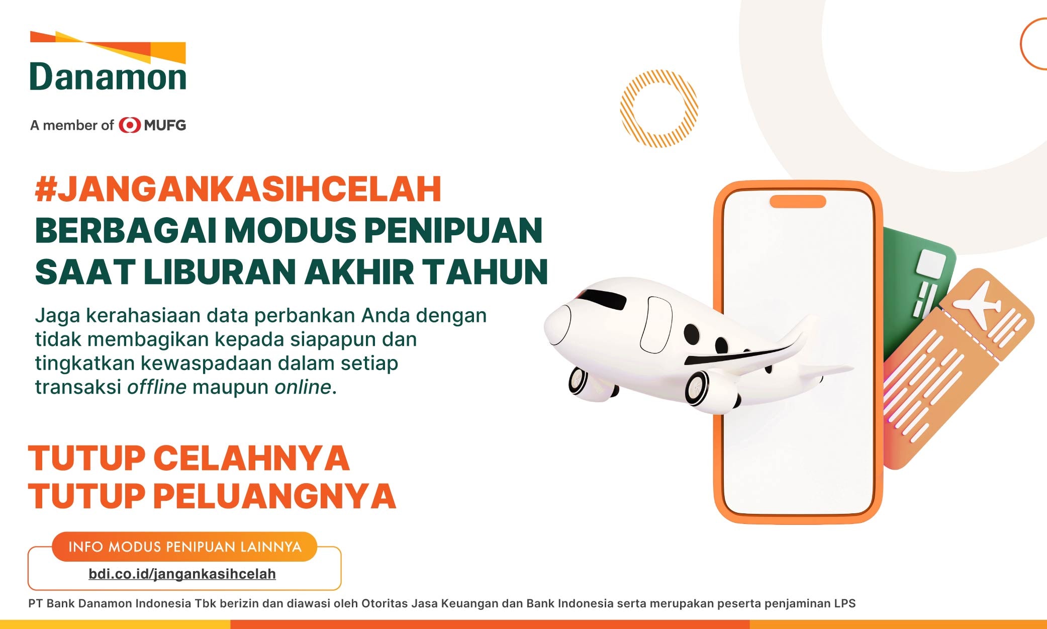 Danamon Himbau Liburan Aman Tanpa Cemas dengan #JanganKasihCelah pada ...